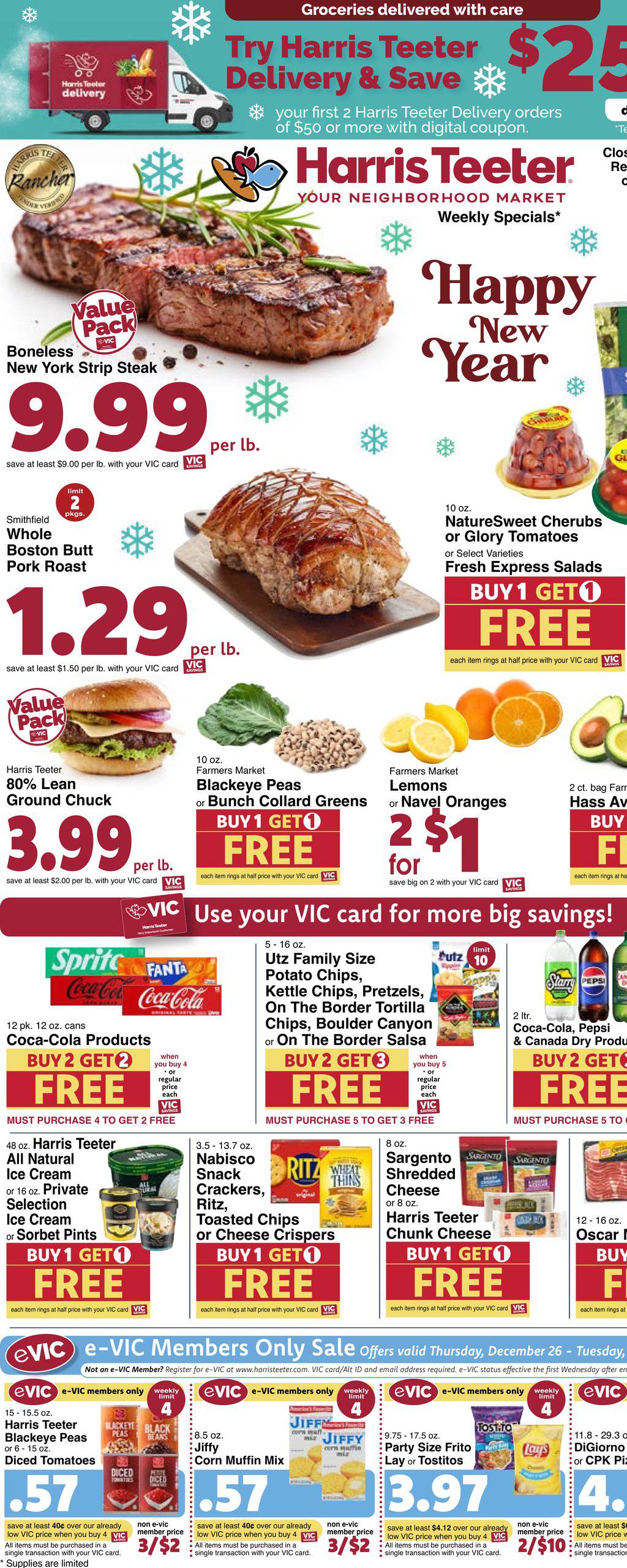 Harris Teeter Weekly Ad December 26 - 31, 2024 | WeeklyAds2