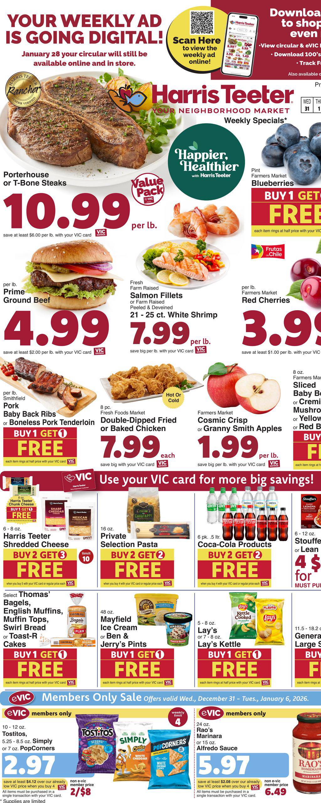 Harris Teeter Weekly Ad December 31, 2025 - January 6, 2026 | WeeklyAds2