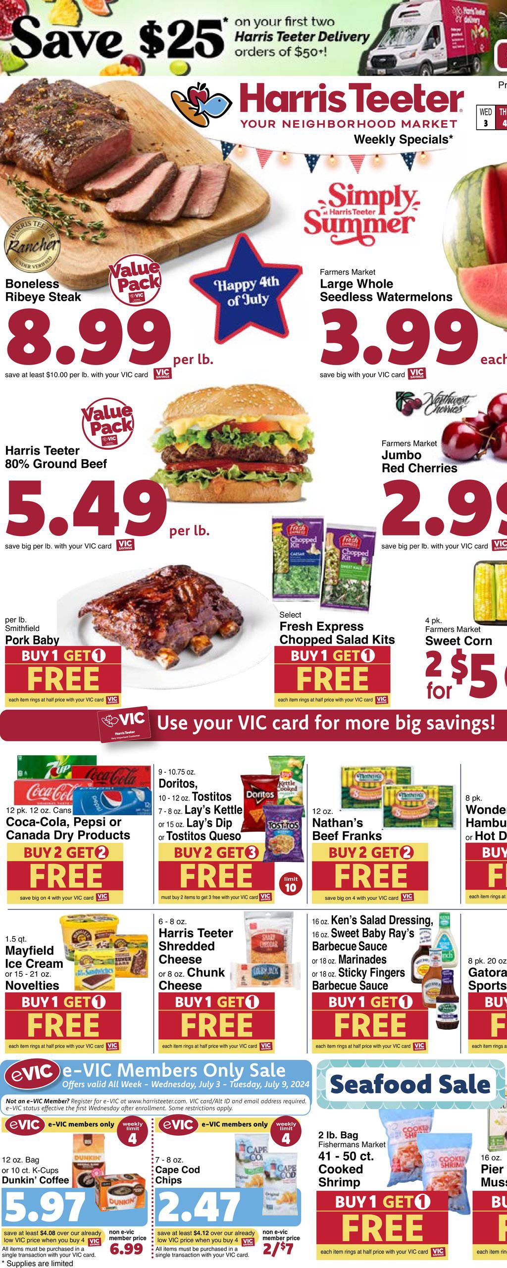 Harris Teeter Weekly Ad July 3 - 9, 2024 | WeeklyAds2
