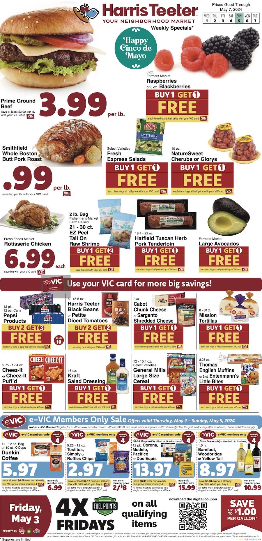 Harris Teeter Weekly Ad may 1 - 7, 2024 | WeeklyAds2
