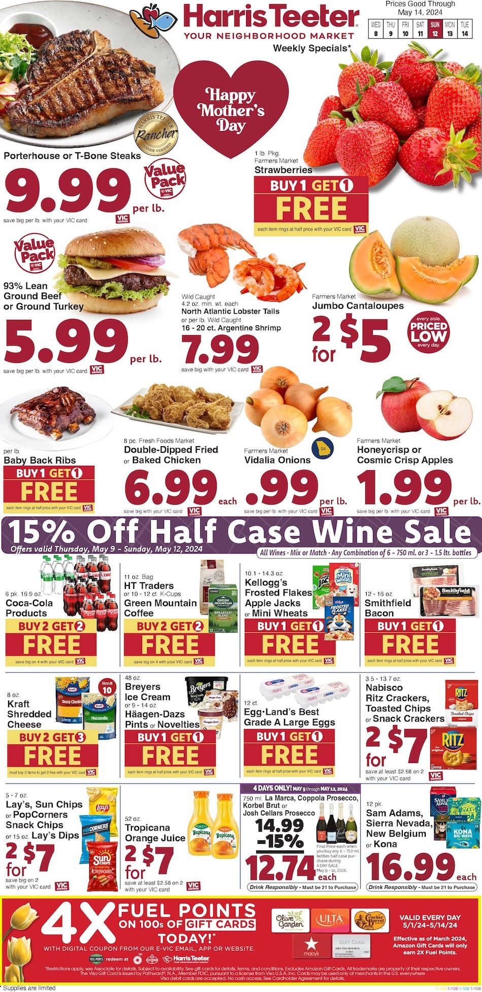 Harris Teeter Weekly Ad May 8 - 14, 2024 | WeeklyAds2