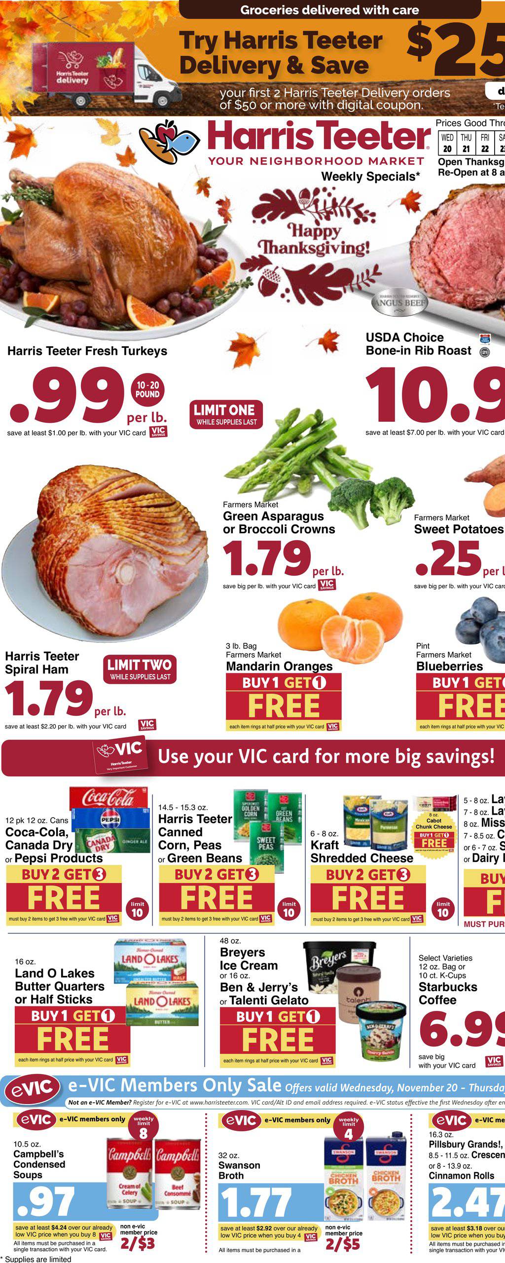 Harris Teeter Weekly Ad November 20 - 28, 2024 | WeeklyAds2