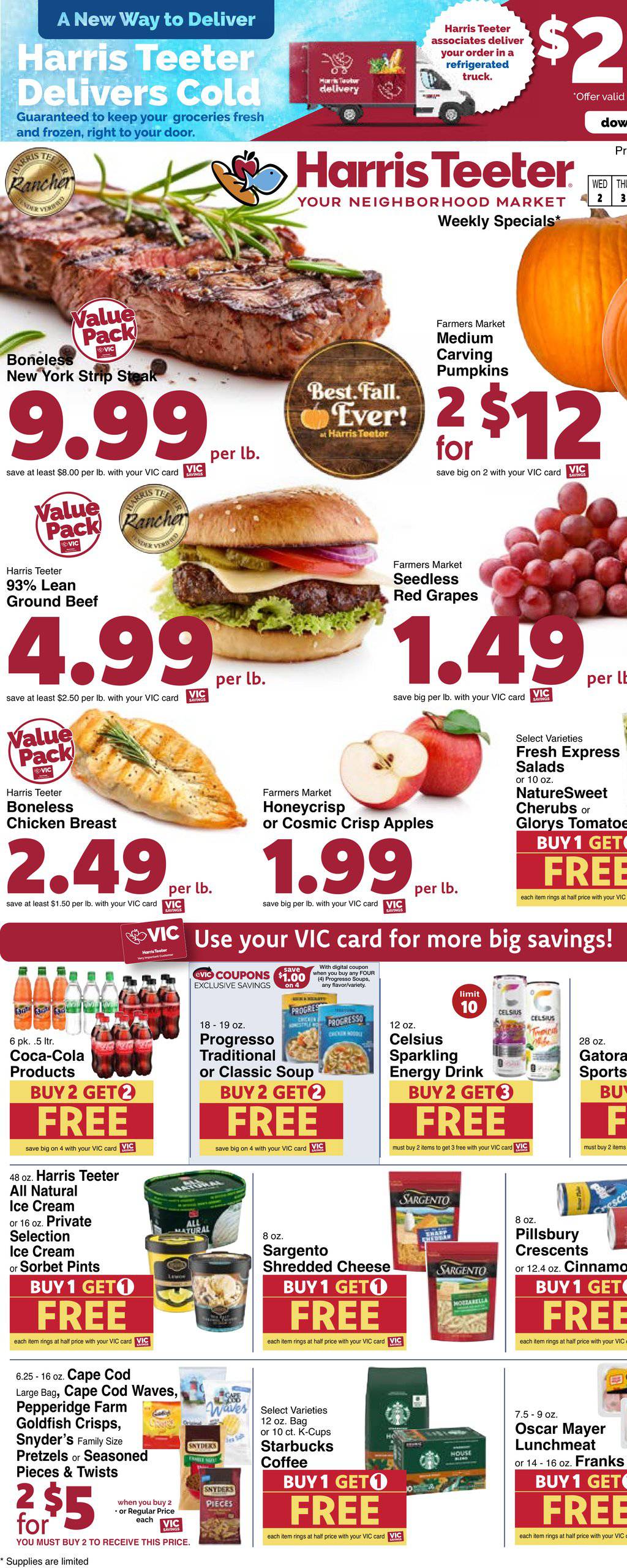 Harris Teeter Weekly Ad October 2 - 8, 2024 | WeeklyAds2