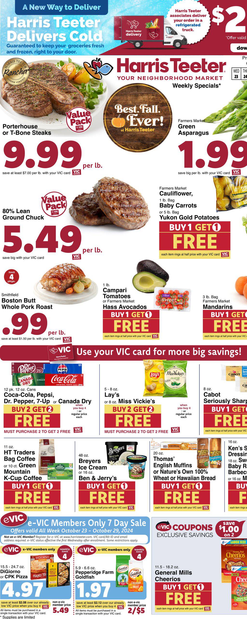 Harris Teeter Weekly Ad October 23 - 29, 2024 | WeeklyAds2