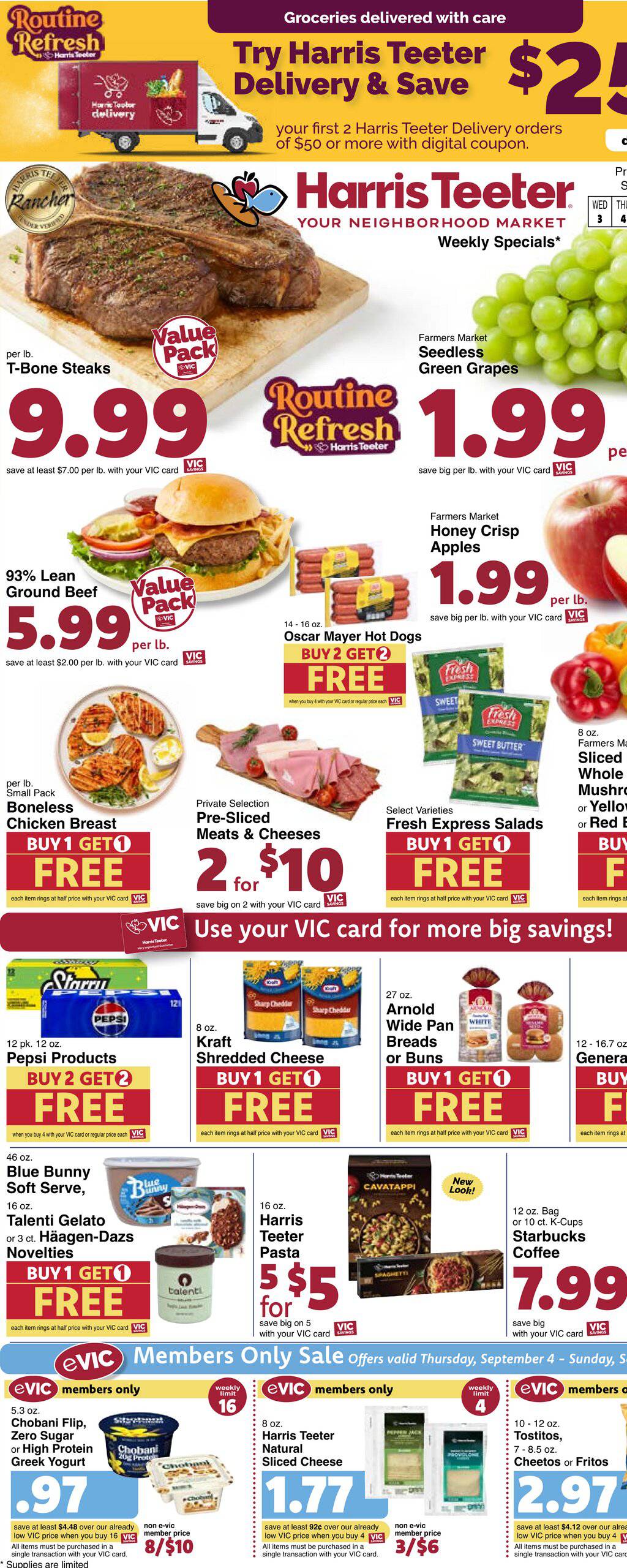 Harris Teeter Weekly Ad September 3 - 9, 2025 | WeeklyAds2