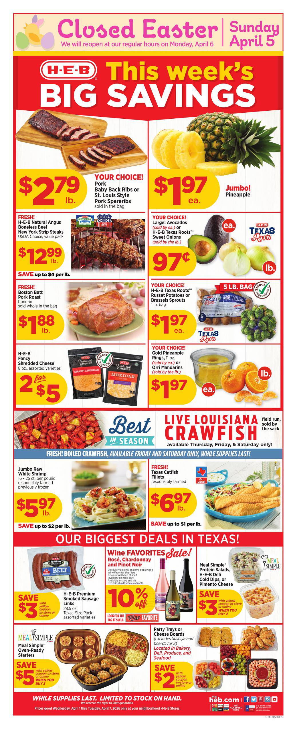 HEB Weekly Ad April 1 - 7, 2026 | WeeklyAds2