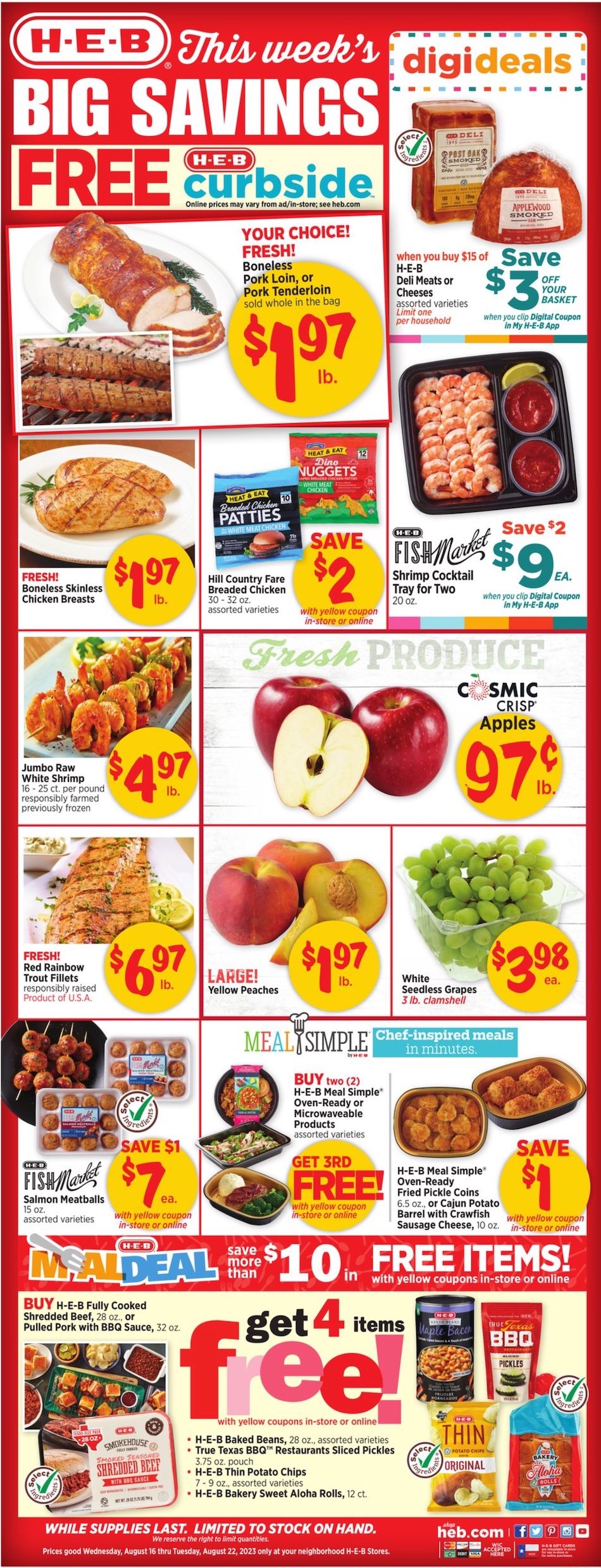 HEB Weekly Ad Aug 16 - 22, 2023 | WeeklyAds2