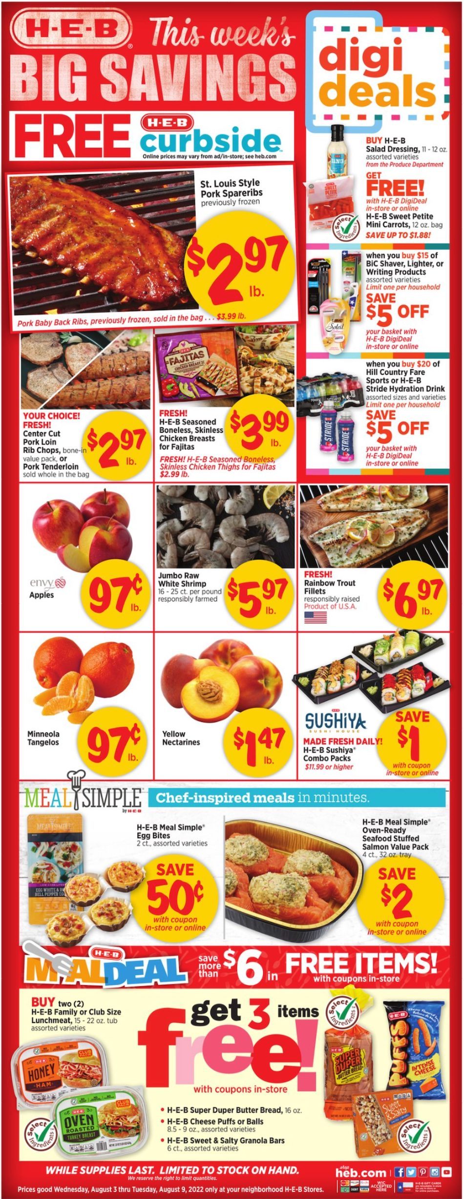 HEB Weekly Ad Aug 3 - 9, 2022 | WeeklyAds2