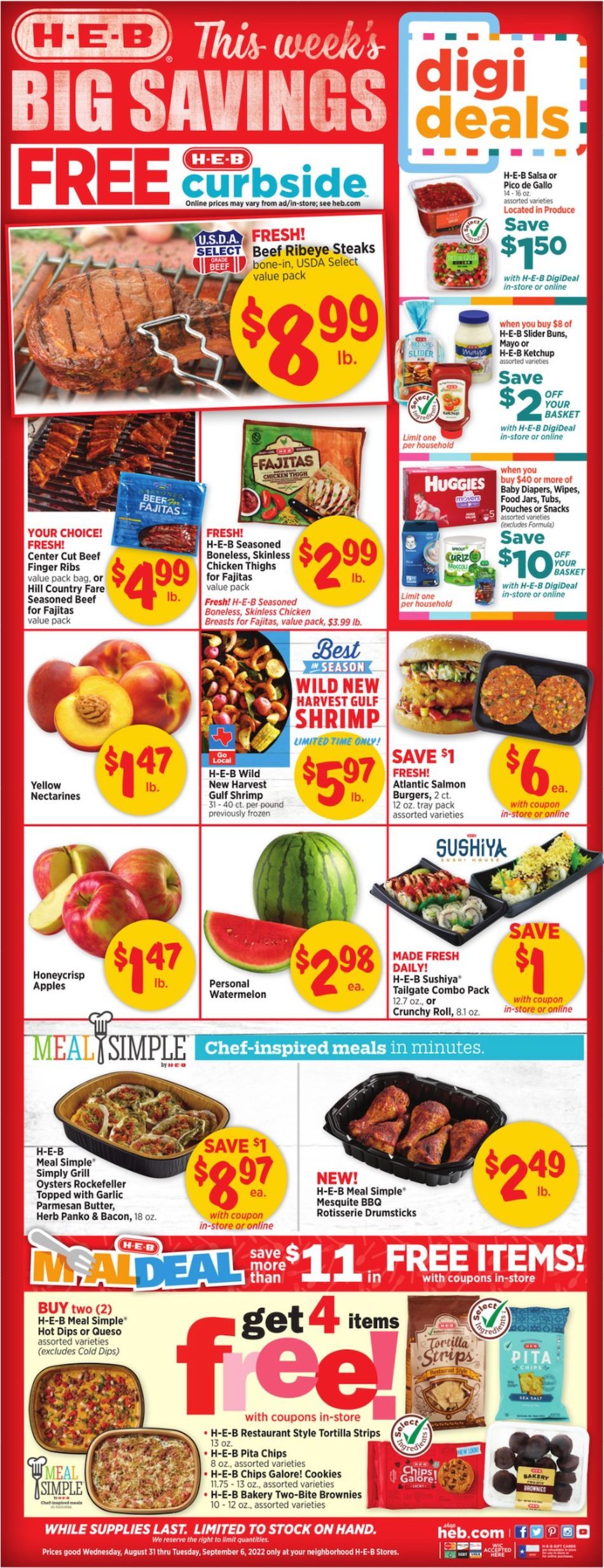 HEB Weekly Ad Aug 31 - Sep 6, 2022 - WeeklyAds2