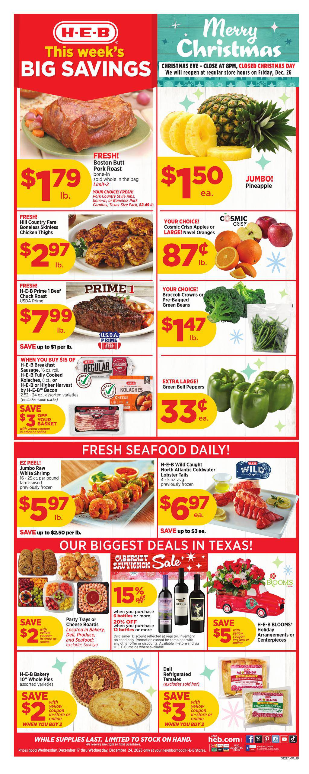 HEB Weekly Ad December 17 - 23, 2025 | WeeklyAds2