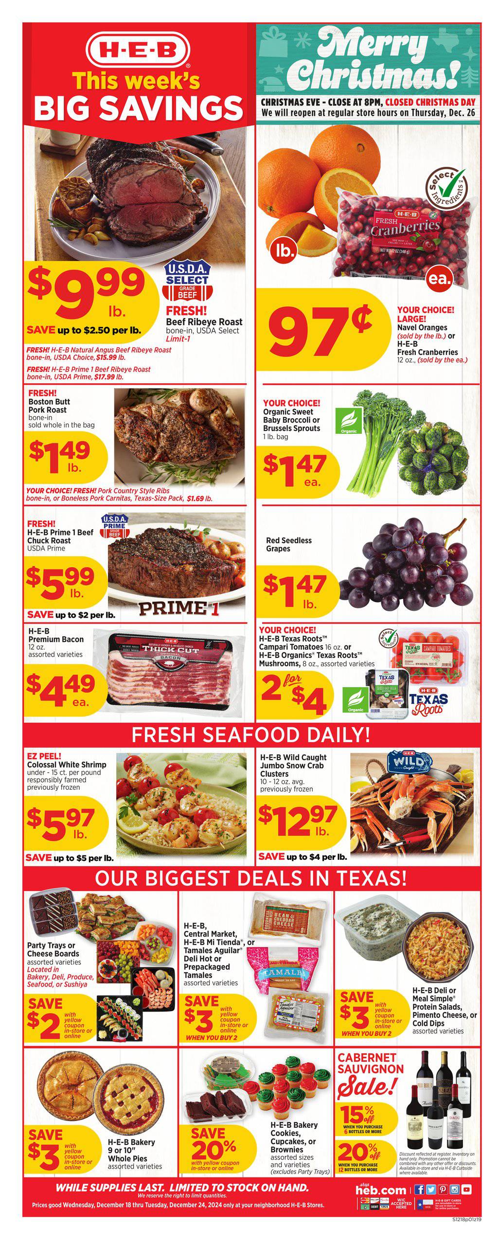 HEB Weekly Ad December 18 - 24, 2024 | WeeklyAds2