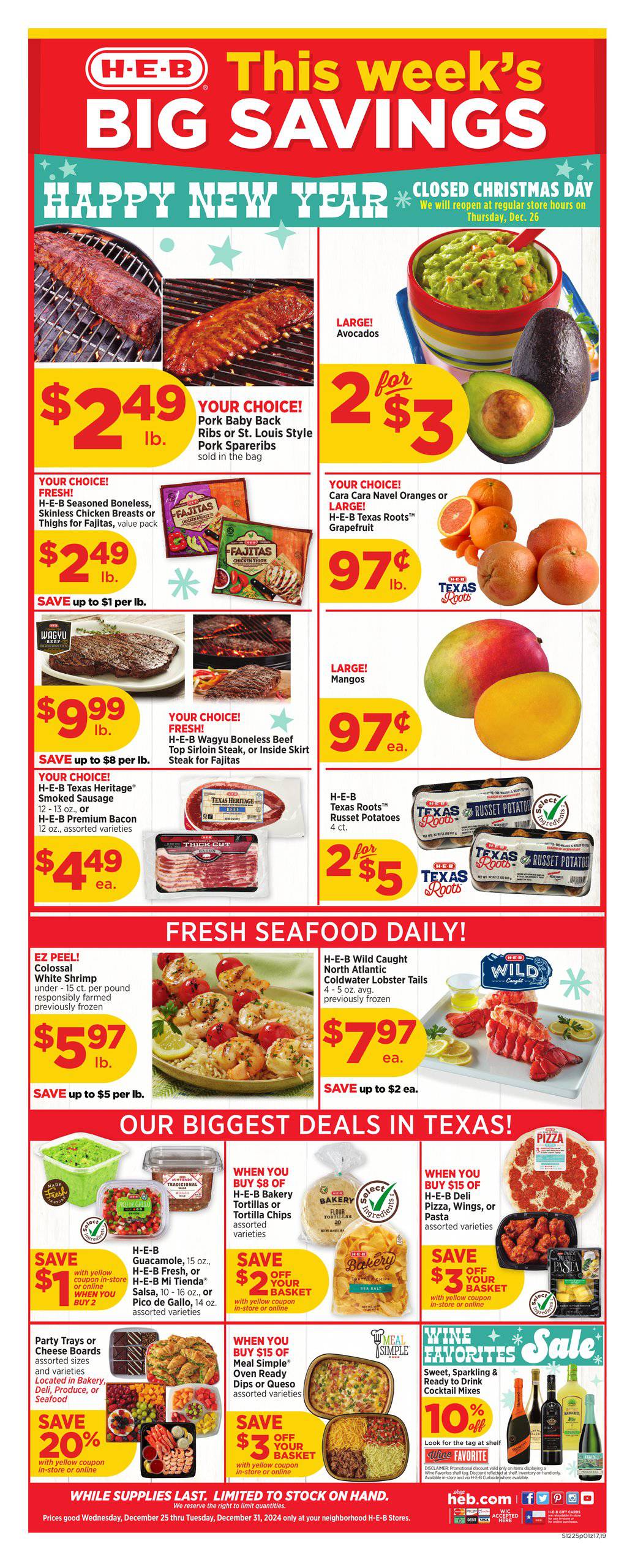 HEB Weekly Ad December 25 - 31, 2024 | WeeklyAds2