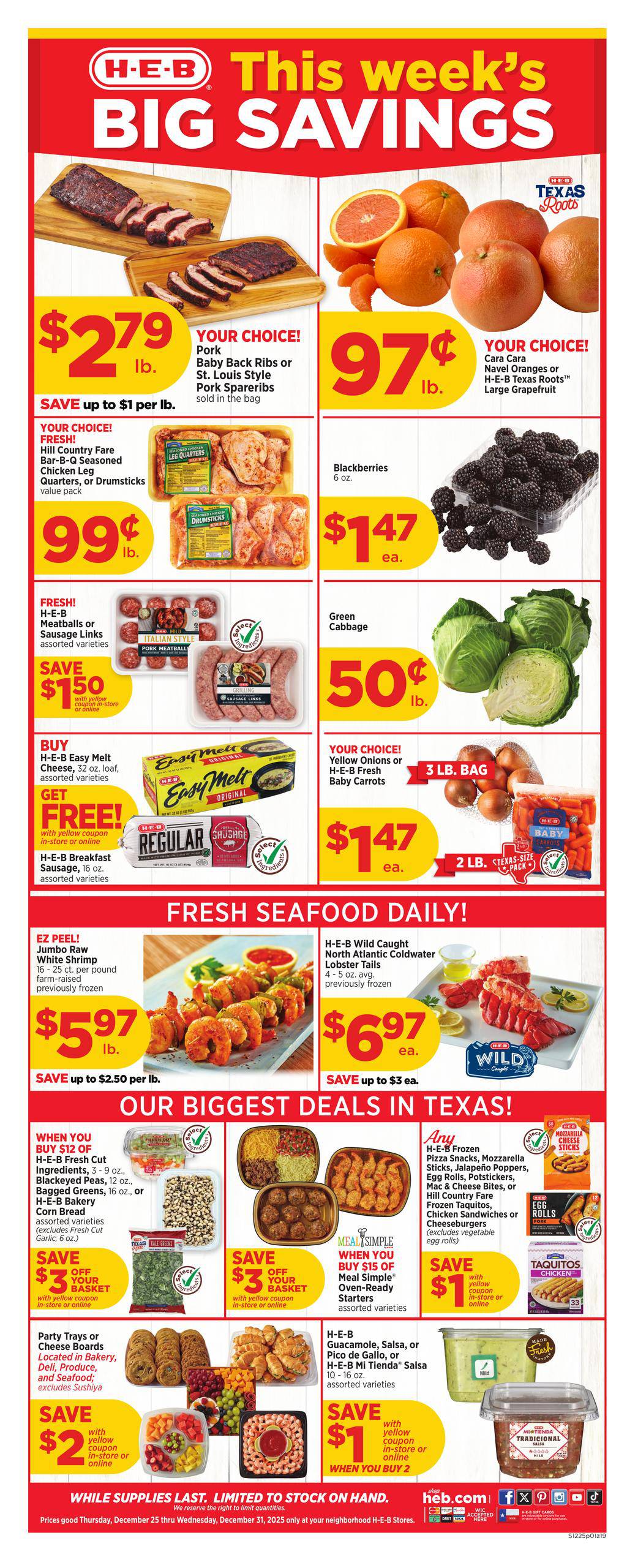 HEB Weekly Ad December 25 - 31, 2025 | WeeklyAds2