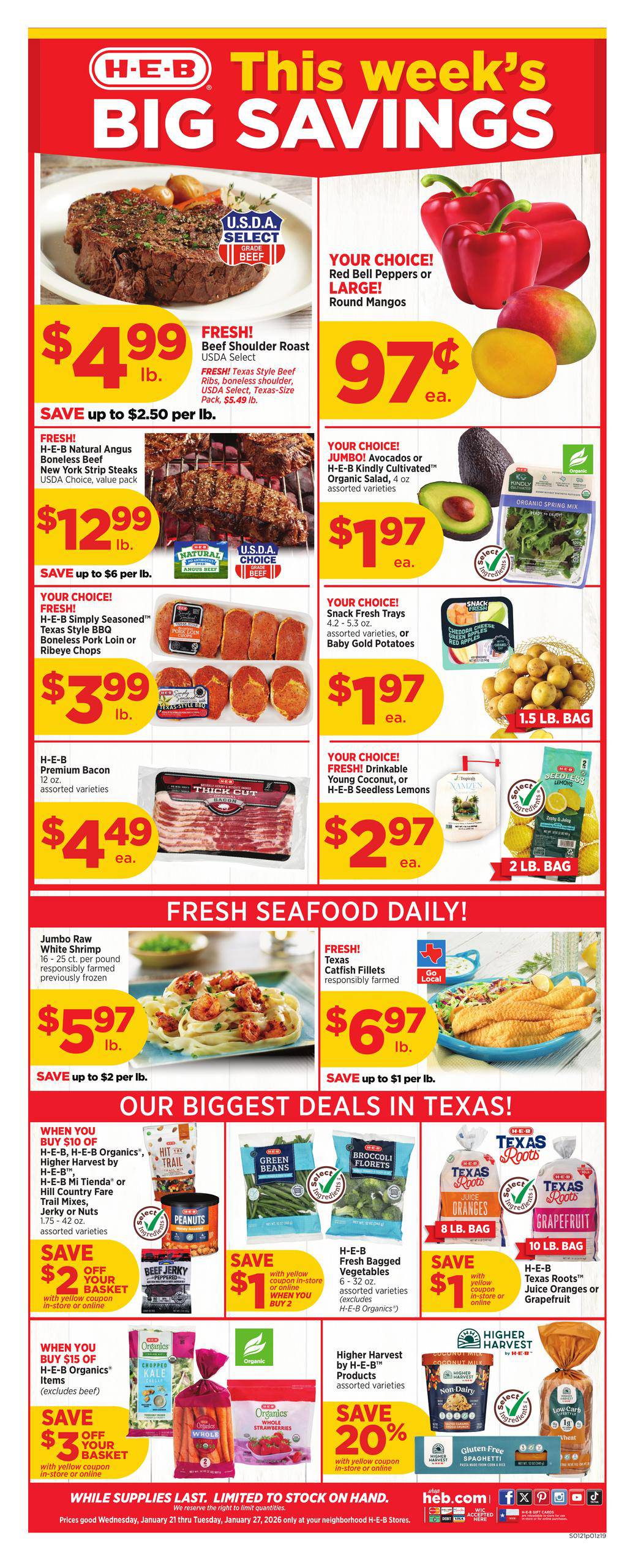 HEB Weekly Ad January 21 - 27, 2026 | WeeklyAds2