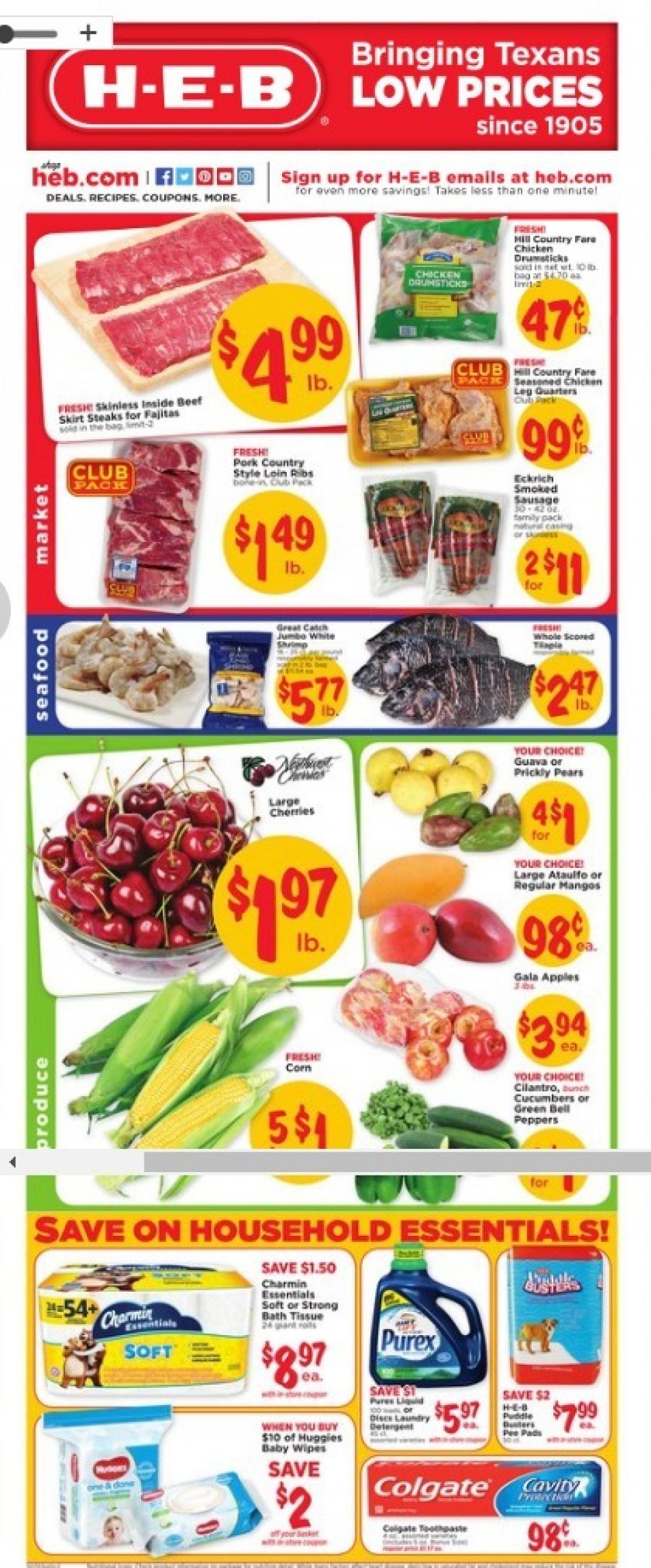 HEB Weekly Ad Jul 3 - 9, 2019 | WeeklyAds2