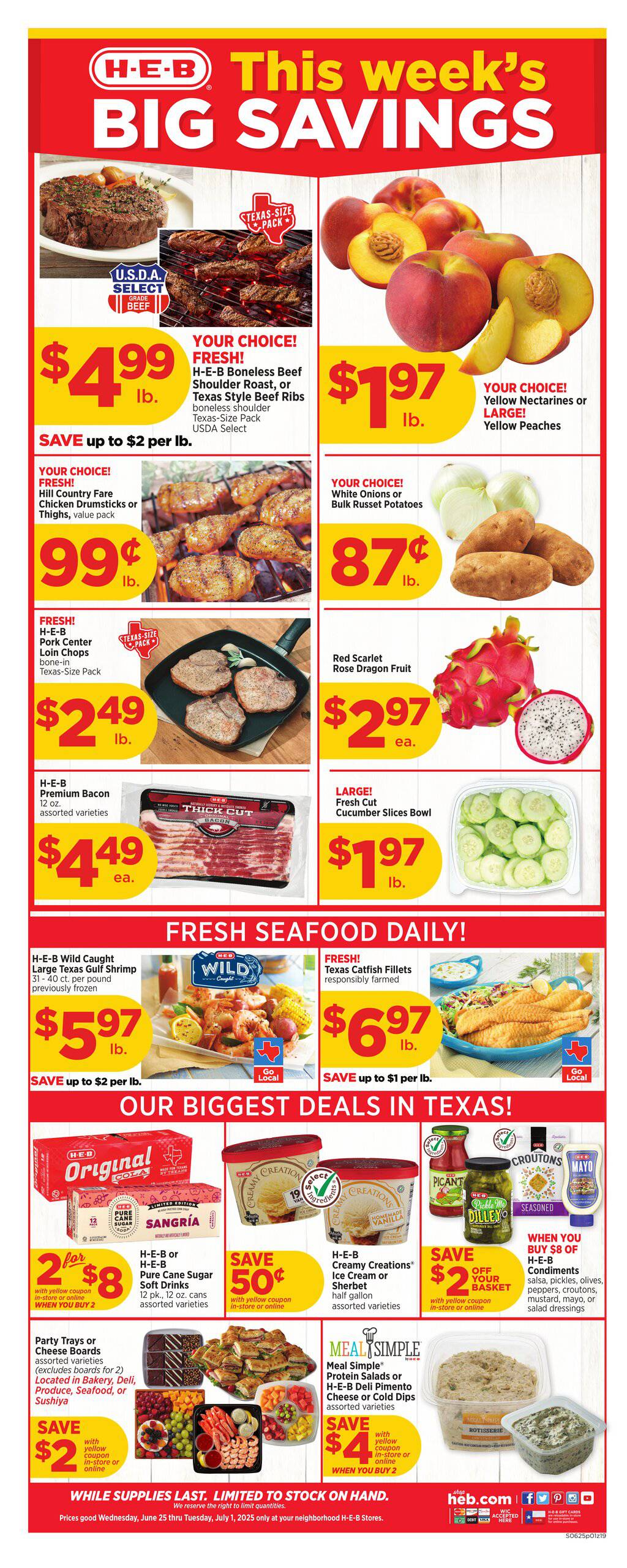 HEB Weekly Ad June 25 - July 1, 2025 | WeeklyAds2
