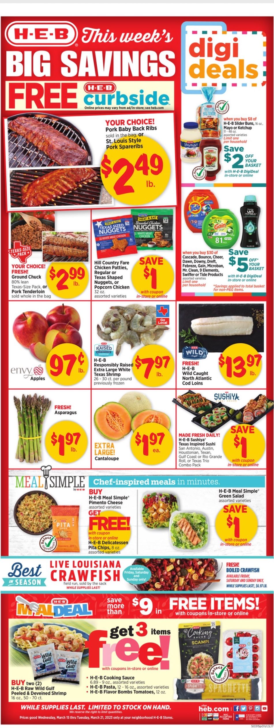 HEB Weekly Ad Sale Mar 15 - 21, 2023 | WeeklyAds2