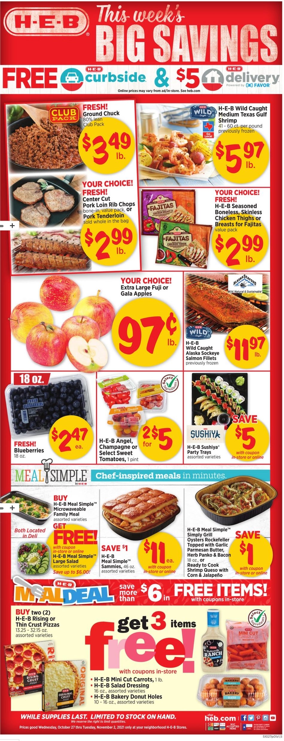 HEB Weekly Ad Oct 27 - Nov 2, 2021 | WeeklyAds2