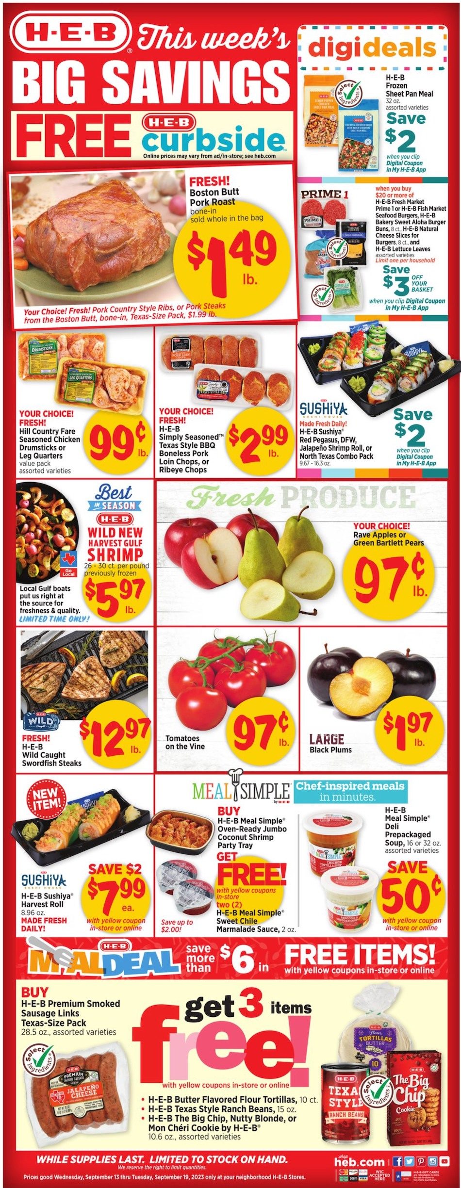 HEB Weekly Ad Sep 13 - 19, 2023 | WeeklyAds2