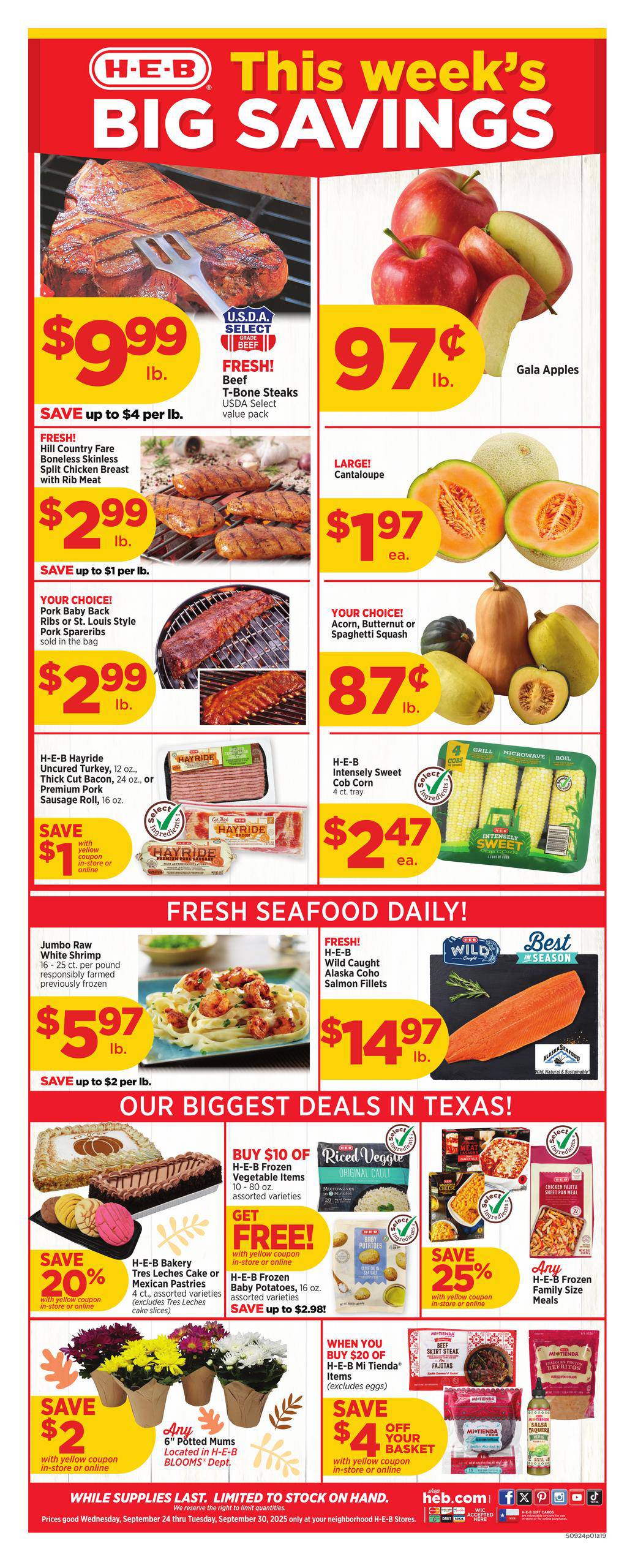 HEB Weekly Ad September 24 - 30, 2025 | WeeklyAds2