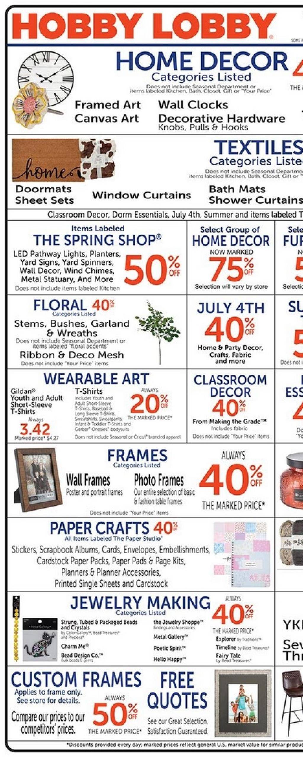 Hobby Lobby Ad Indexed Weekly June 22 - 28, 2026 | WeeklyAds2