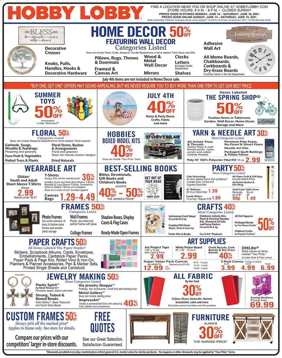 Hobby Lobby Ad Jun 13 - 19, 2021 | WeeklyAds2