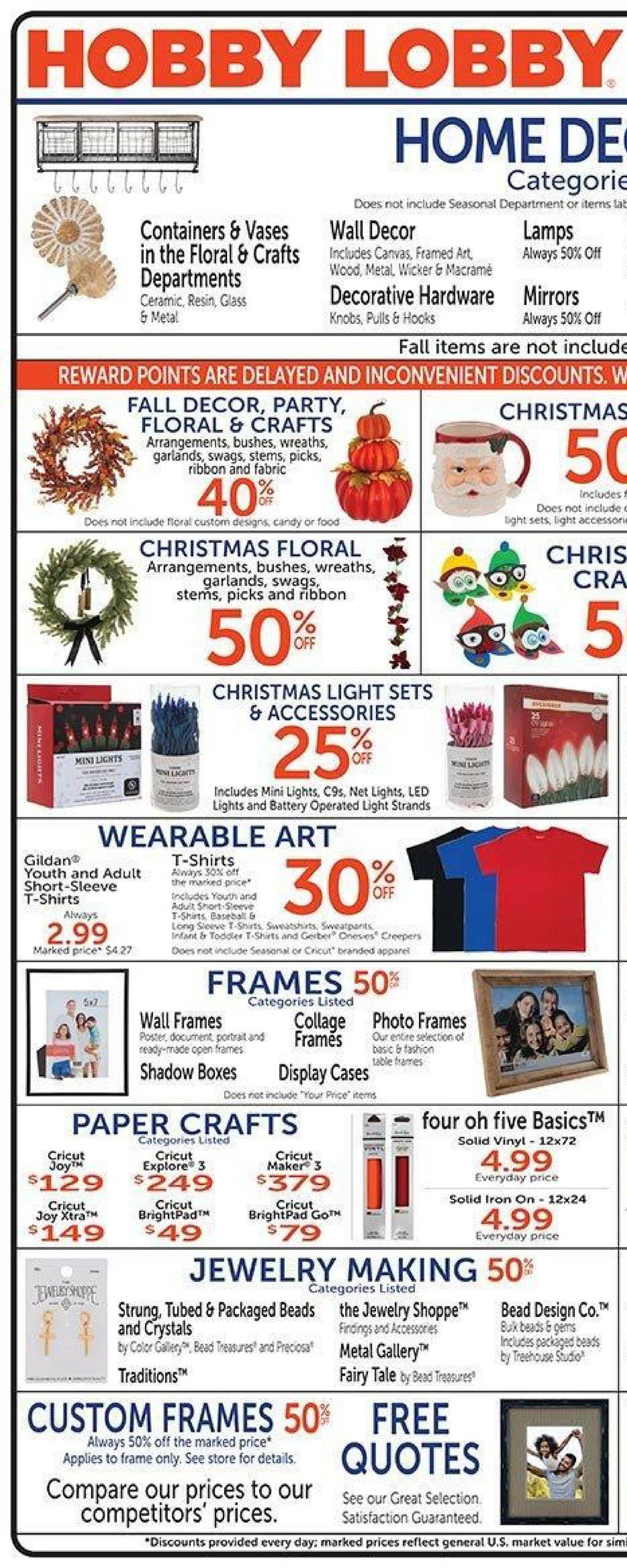 Hobby Lobby Ad Weekly August 25 - 31, 2024 | WeeklyAds2