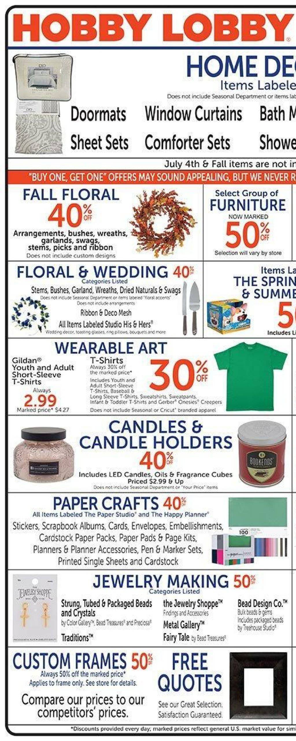 Hobby Lobby Ad Weekly June 23 - 29, 2024 | WeeklyAds2