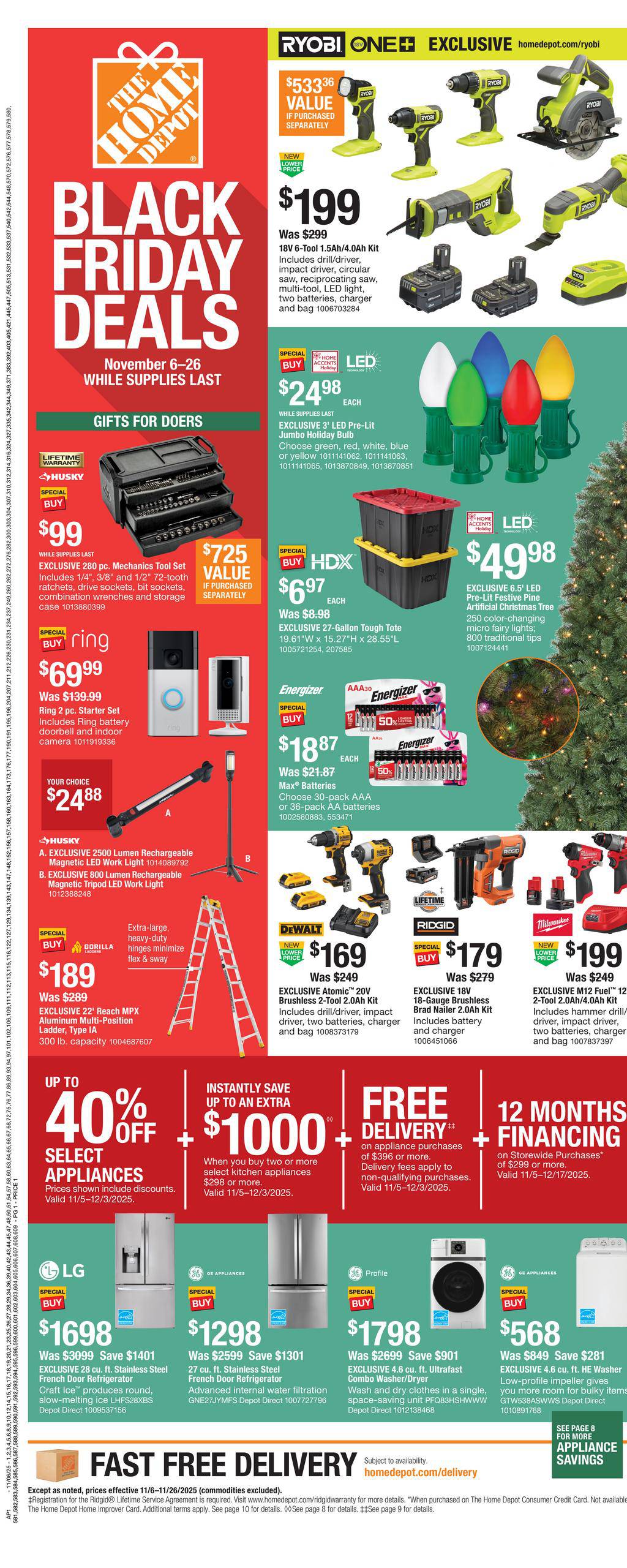Home Depot Ad Holiday Day November 6 - 26, 2025 | WeeklyAds2