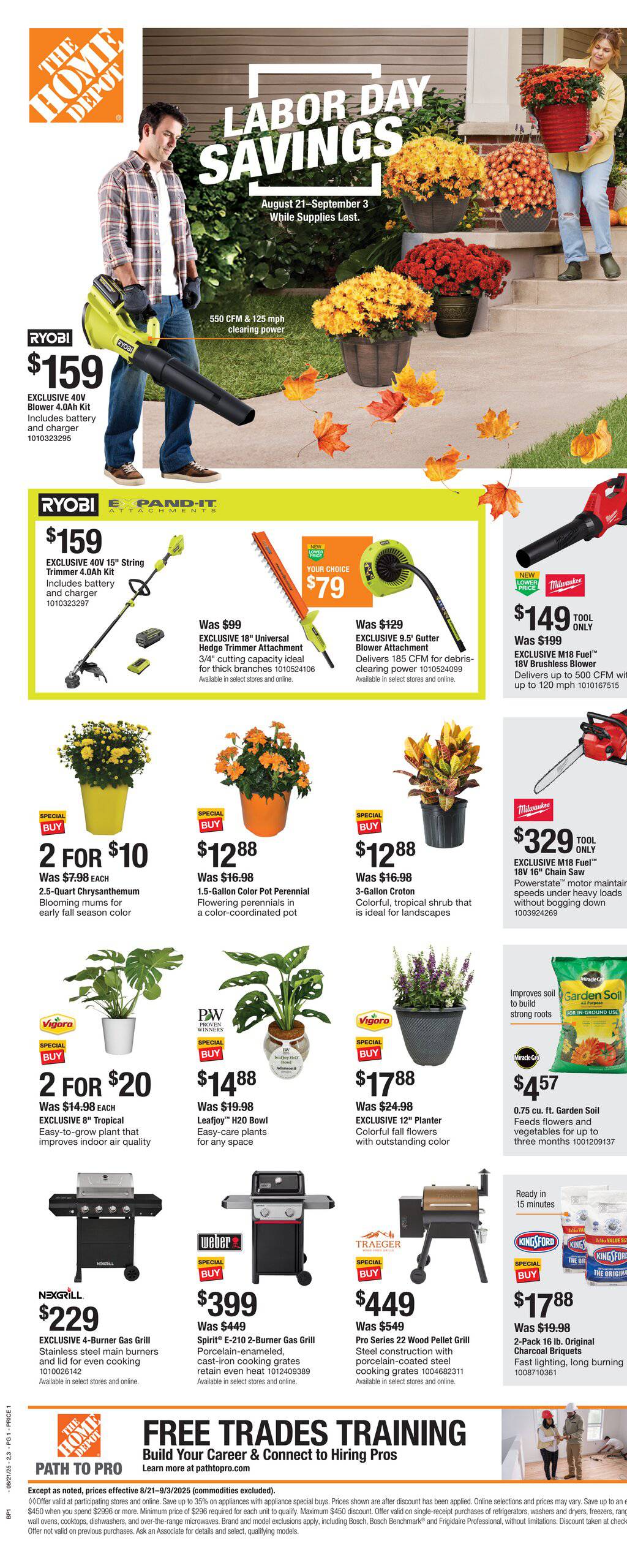 Home Depot Ad Labor Day August 21 - September 3, 2025 | WeeklyAds2
