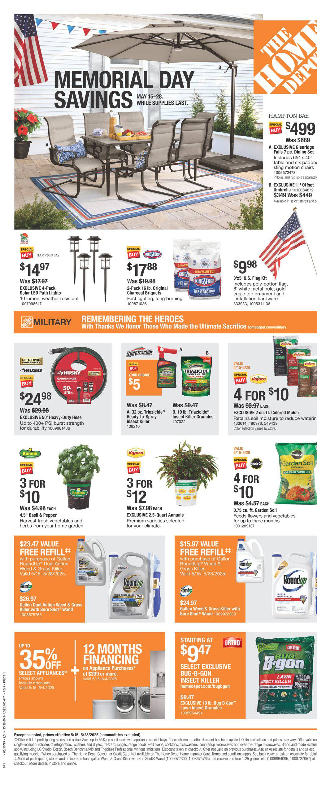 Home Depot Ad Memorial Day Savings May 15 - 28, 2025 | WeeklyAds2