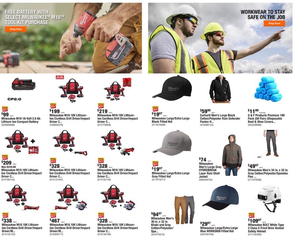 Home Depot Ad Pro Sep 18 - 25, 2023 - WeeklyAds2
