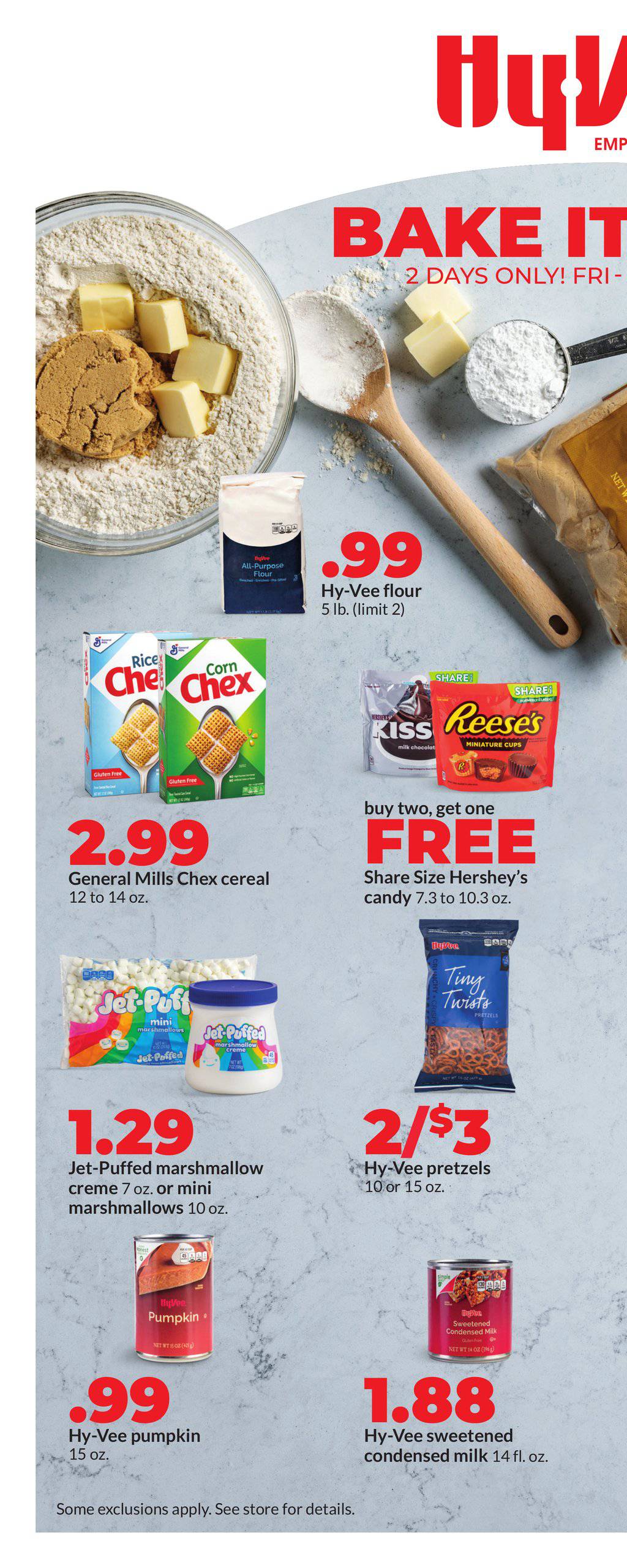 Hy-vee Ad Bake It Easy! November 8 - 9, 2024 | WeeklyAds2