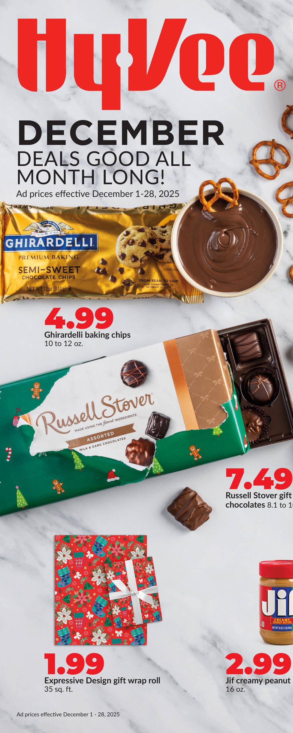 Hy-vee Ad DEALS GOOD ALL MONTH LONG! December 1 - 28, 2025 | WeeklyAds2