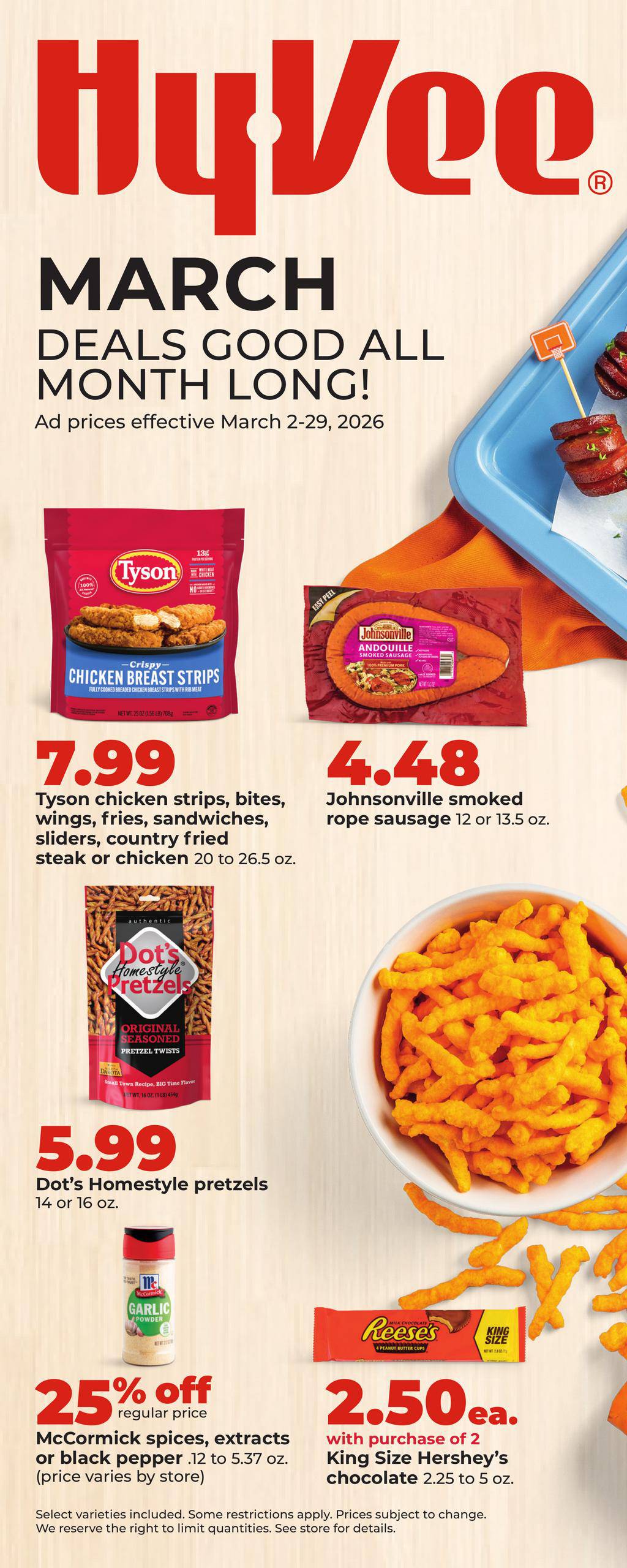 Hy-vee Ad Deals Good All Month Long March 2 - 29, 2026 | WeeklyAds2