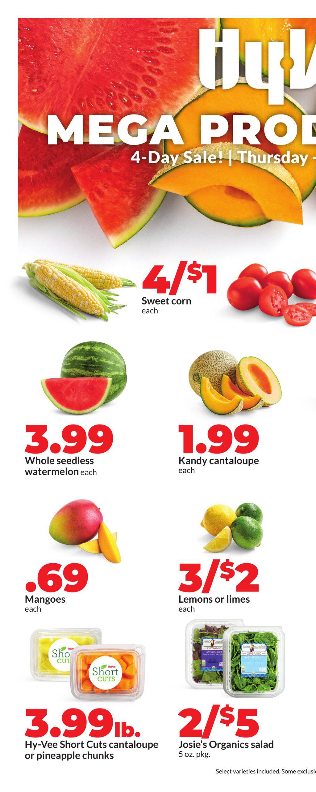 Hy-vee Ad MEGA Produce Sale June 19 - 22, 2025 | WeeklyAds2