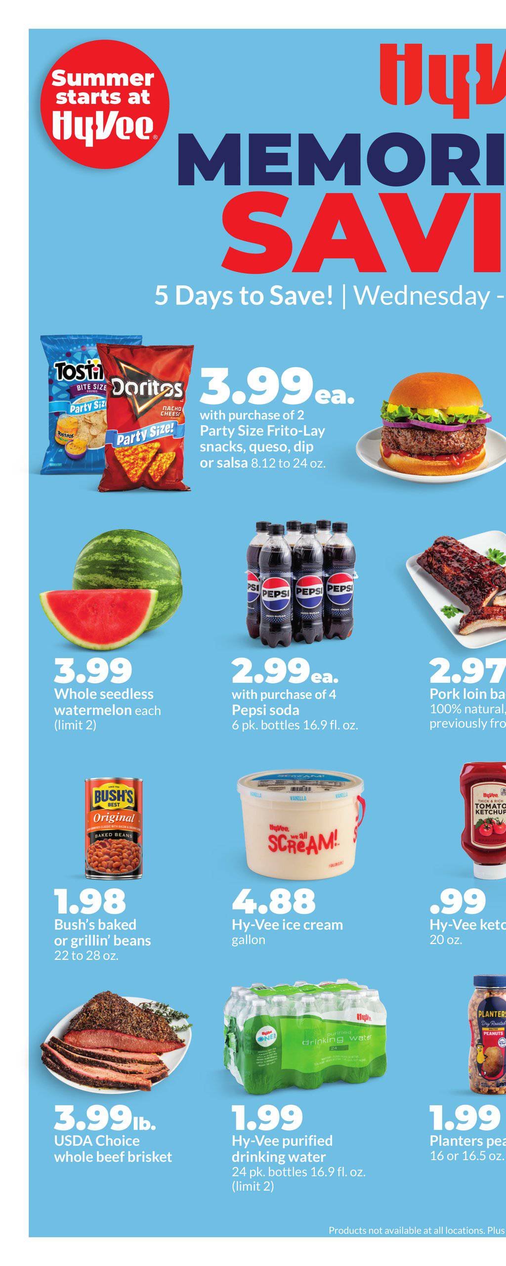 Hy-vee Ad Memorial Day Savings May 21 - 25, 2025 | WeeklyAds2