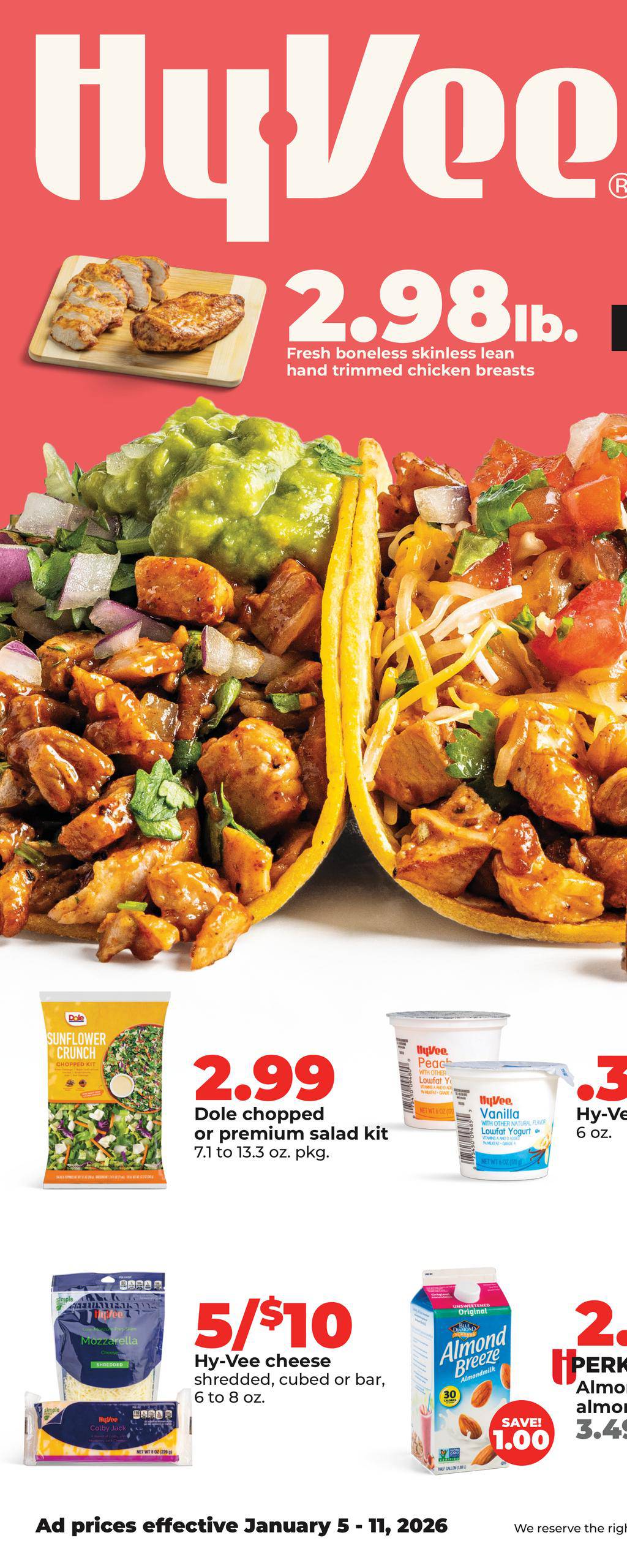 Hy-Vee Weekly Ad January 5 - 11, 2026 | WeeklyAds2