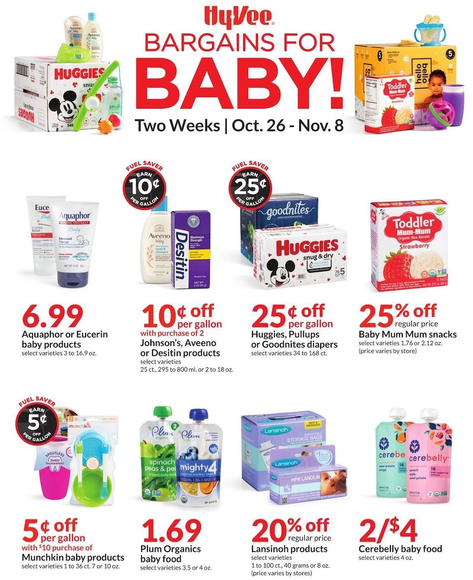 Hyvee Ad Baby Deals Oct 26 - Nov 8, 2022 | WeeklyAds2
