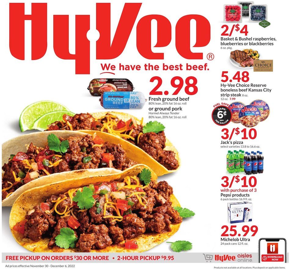Hyvee Weekly Ad Nov 30 - Dec 6, 2022 | WeeklyAds2