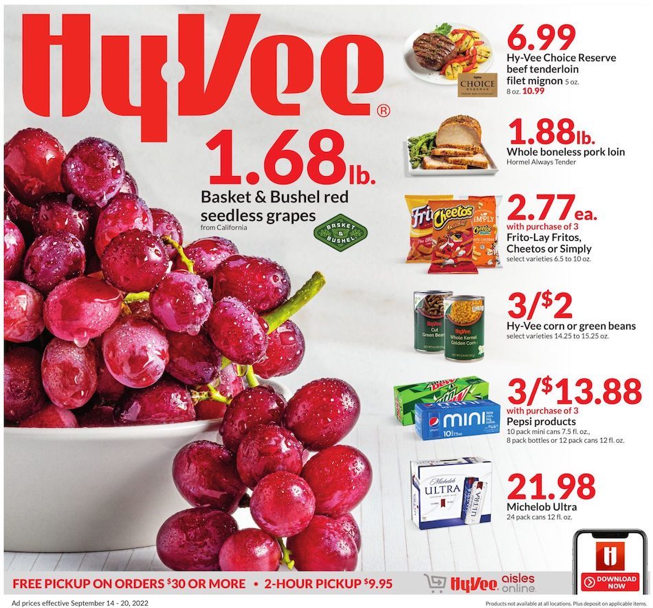 Hyvee Weekly Ad Sep 14 - 20, 2022 | WeeklyAds2