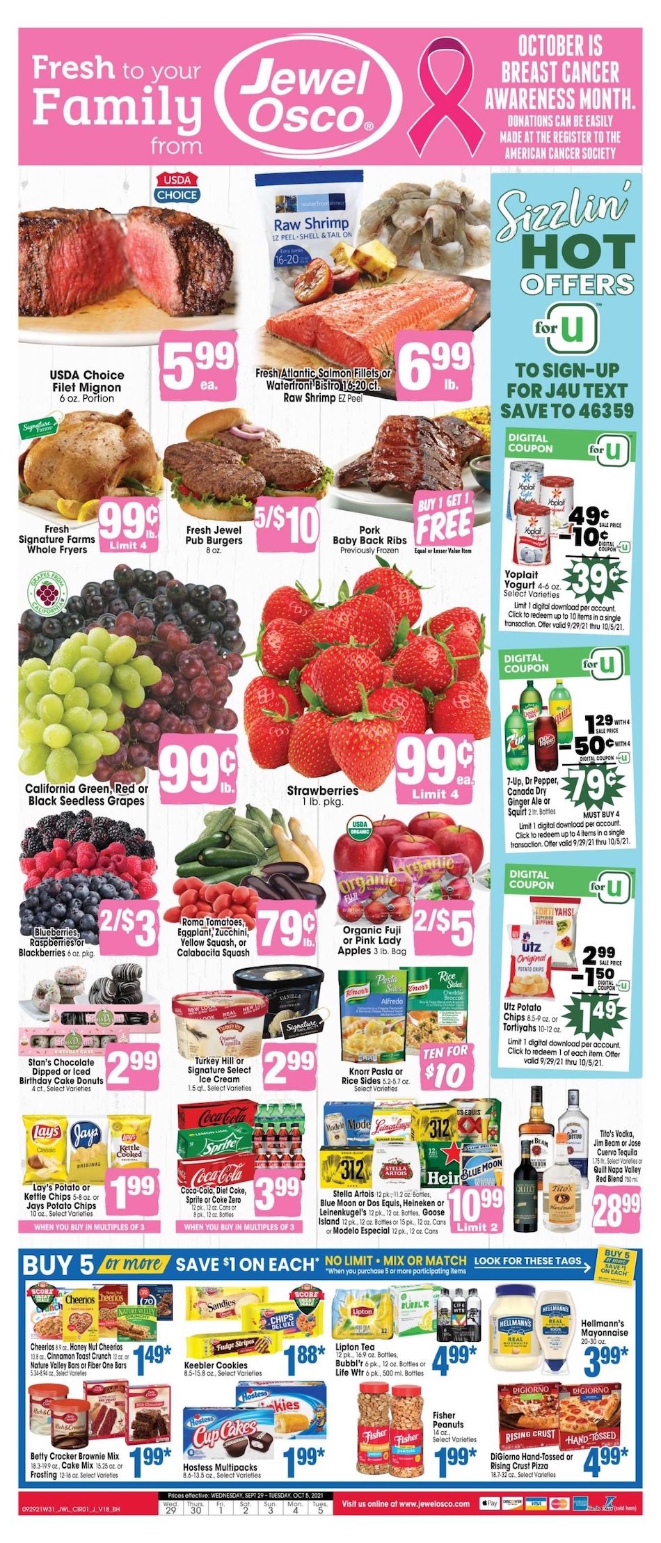 Jewel-Osco Weekly Ad Sep 29 - Oct 5, 2021 | WeeklyAds2