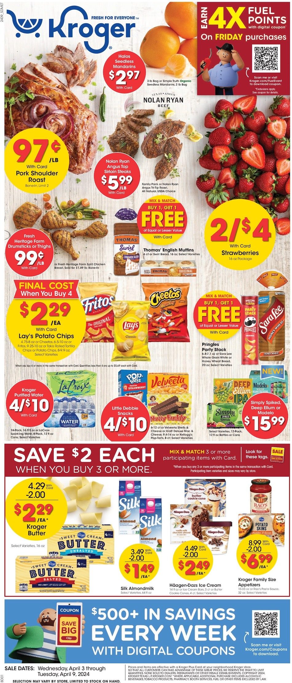 Kroger Weekly Ad Apr 3 - 9, 2024 | WeeklyAds2