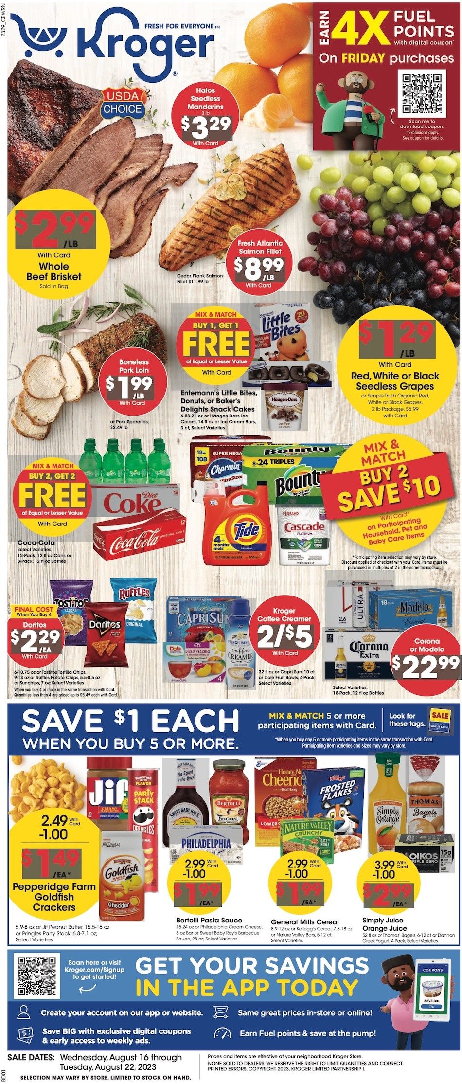 Kroger Weekly Ad Aug 16 - 22, 2023 | WeeklyAds2