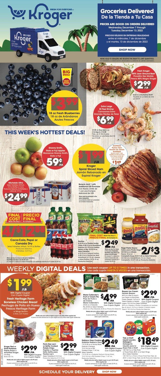 Kroger Weekly Ad Dec 7 - 13, 2022 | WeeklyAds2