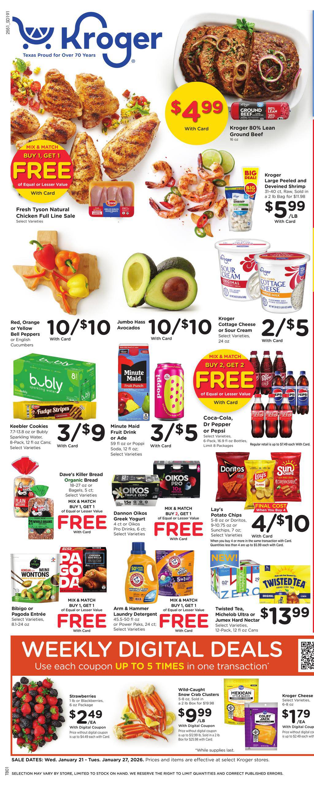 Kroger Weekly Ad January 21 - 27, 2026 | WeeklyAds2