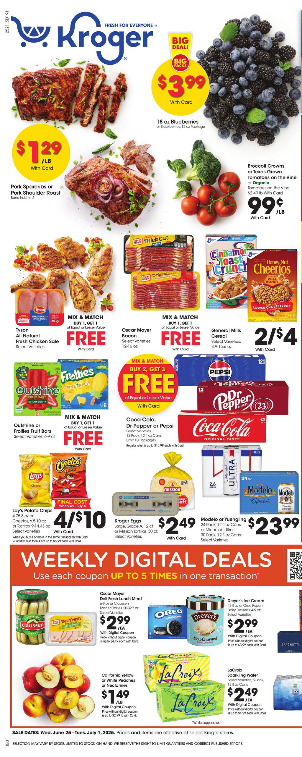 Kroger Weekly Ad June 25 - July 1, 2025 | WeeklyAds2