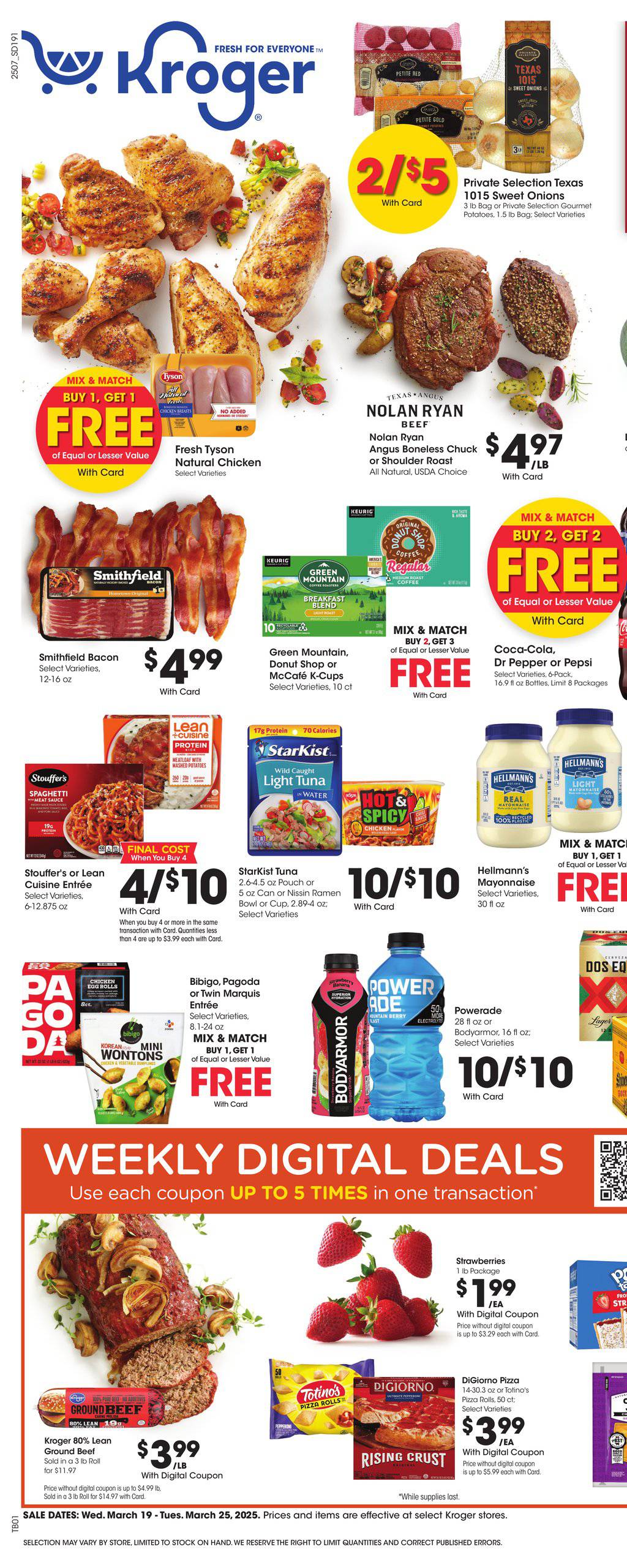 Kroger Weekly Ad March 19 - 25, 2025 | WeeklyAds2