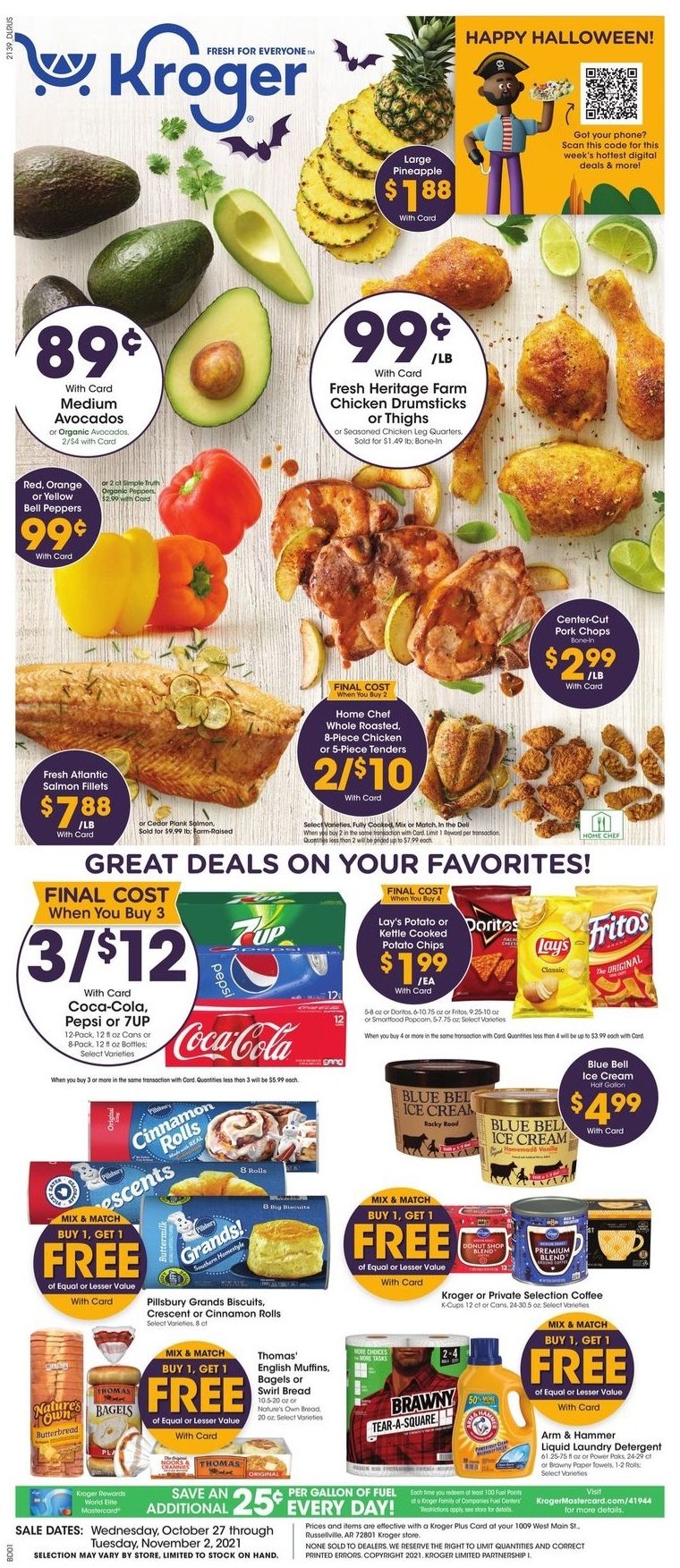 Kroger Weekly Ad Oct 27 - Nov 2, 2021 | WeeklyAds2