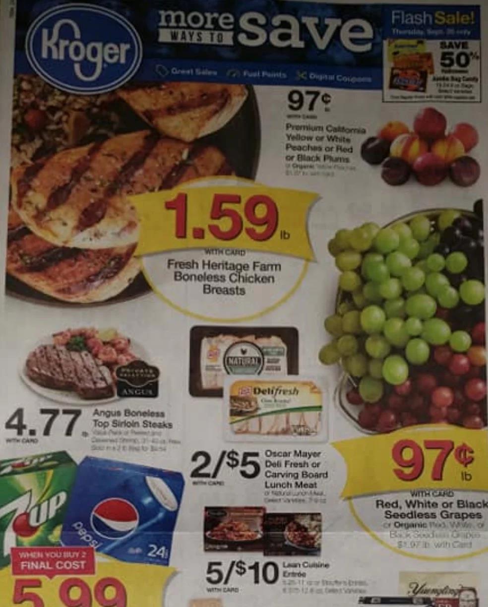 Kroger Weekly Ad Preview Sep 25 - Oct 1, 2019 | WeeklyAds2